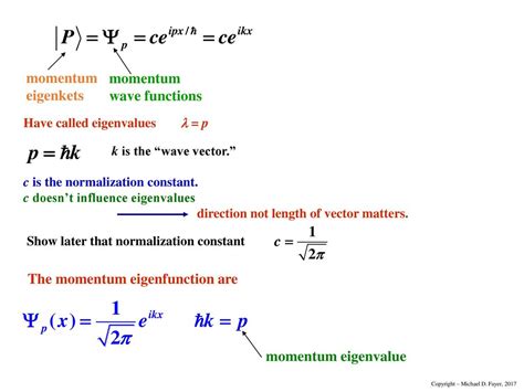 Eigenvector A State Associated With An Observable Ppt Download