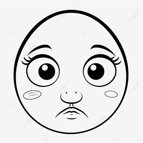 슬픈 얼굴 색칠 페이지 개요 스케치 그리기 벡터 만화 코 그리기 만화 코 개요 만화 코 스케치 Png 일러스트 및 벡터 에 대한 무료 다운로드 Pngtree