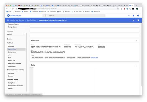 Viewing Config Map Breaks Dashboard · Issue 4092 · Kubernetesdashboard · Github