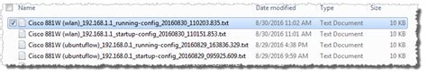 Scripting Examples Cisco Save Running Startup Config To Local File