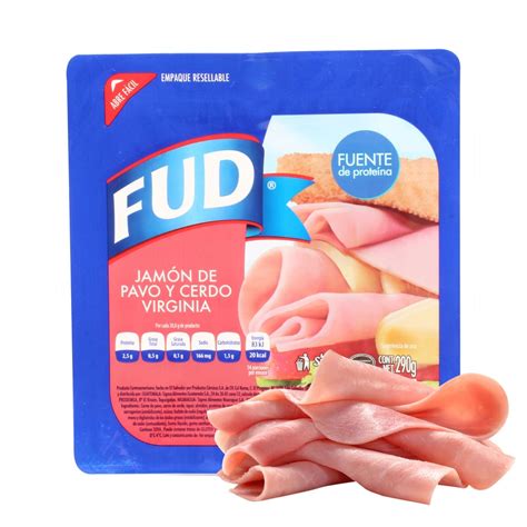 Comprar Jamón Fud Virginia De Pavo Y Cerdo 290 G Walmart Guatemala