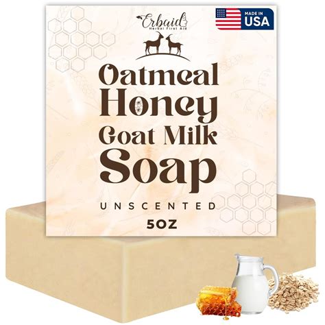 Oatmeal Soap Natural Oatmeal And Honey Goat Milk Bar