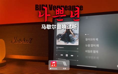 马歇尔音响试听｜bibi Vengeance（坏女人） Bibi 屾奇 屾奇 哔哩哔哩视频
