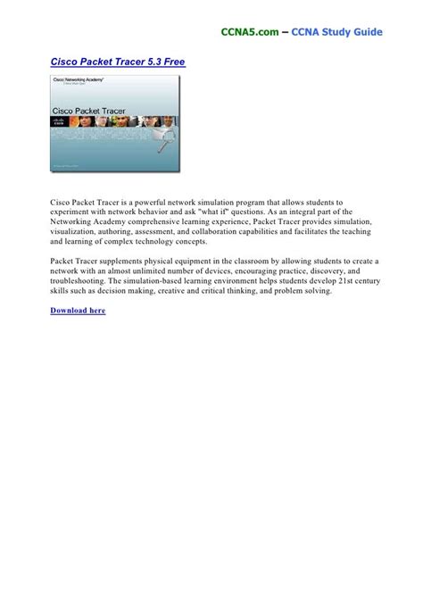 Packet Tracer 533 Tutorial Pdf Corkcolors