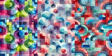 Geometric Shapes Patterns Dall·e Prompt Promptbase