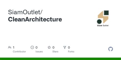 Github Siamoutlet Cleanarchitecture