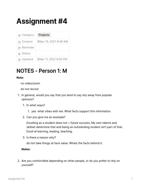 Sdsu Soc 301 Assignment 4 Notes Pdf News Communication