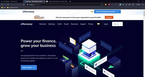 [video] Launched Razorpay Clone Using Tailwind Css Aryan Srivastava Posted On The Topic Linkedin
