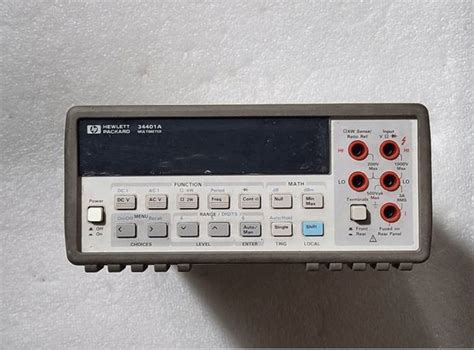 Hp 34401a Digital Multimeter Rescience
