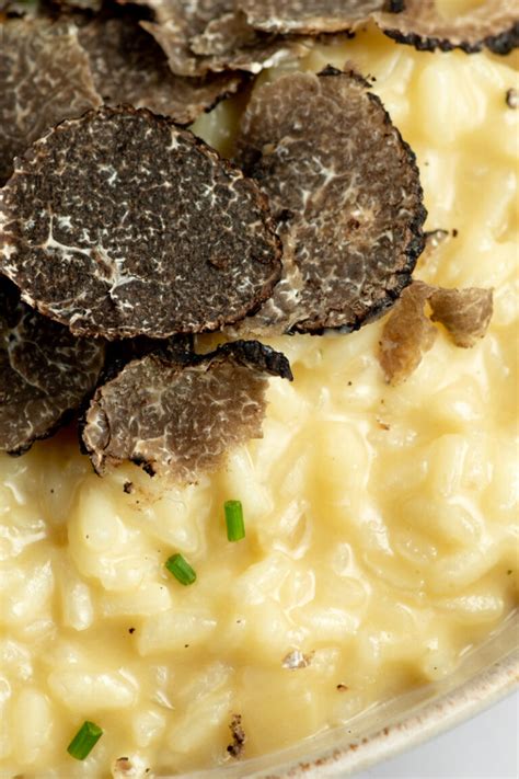 Super Creamy Truffle Risotto With Fresh Black Truffle Marie Food Tips