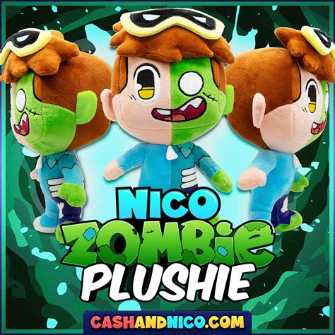 Nico Zombie Plushie Limited Edition Cashandnico