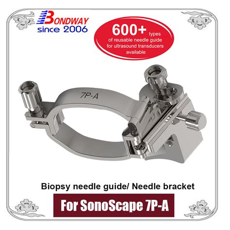 Sonoscape Phased Ultrasound Transducer 7p A Reusable Biopsy Needle Guide Needle Adapter Biopsy