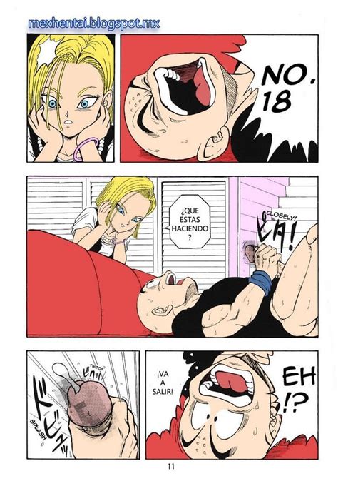 Dragon Ball H Krillin X 18 Comic Porno
