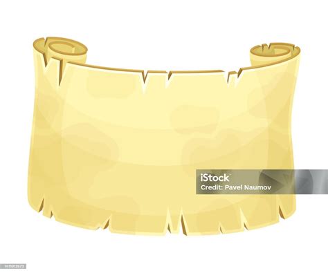 파피루스의 오래된 스크롤 또는 롤 양피지 또는 쓰기 벡터 일러스트 레이 션이 포함 된 종이 0명에 대한 스톡 벡터 아트 및 기타 이미지 Istock