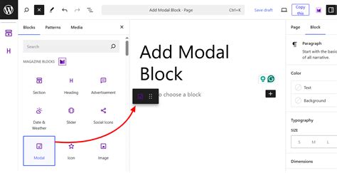 Modal Block Guide For Wordpress Setup Customization And Tips Magazine Blocks