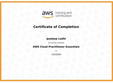 Jaydeep Lodhi Lodhi On Linkedin Im Happy To Share Certificate Of Aws Cloud Practitioner