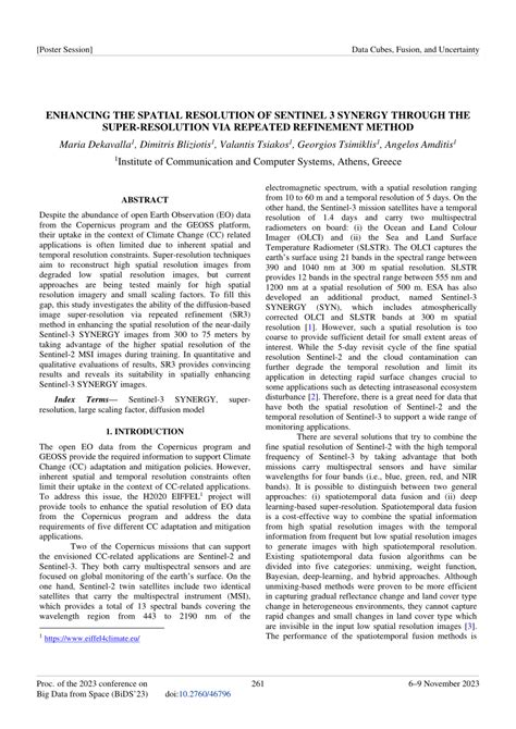 Pdf Enhancing The Spatial Resolution Of Sentinel 3 Synergy Through