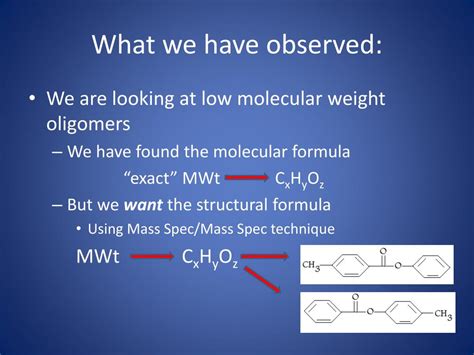 Ppt Mass Spec And Nmr Analysis Of Polyester And Polyether Polymers Powerpoint Presentation Id