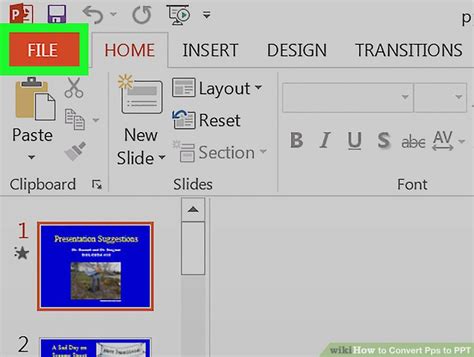 How To Convert Pps To Ppt 7 Steps With Pictures Wikihow Tech