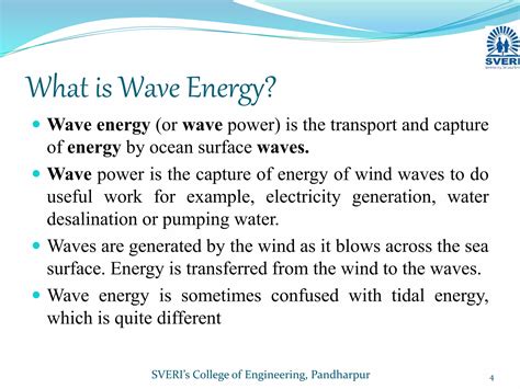 Wave Energy By R D Solage PPTX