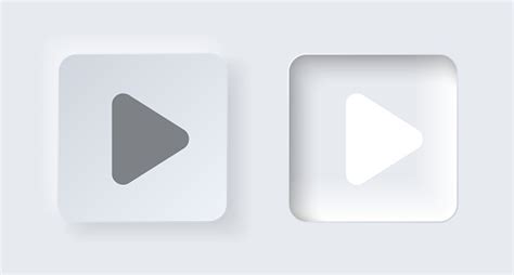 인터페이스 응용 프로그램 또는 웹 디자인을 위한 Neumorphic 켜기 및 끄기 버튼 3차원 형태에 대한 스톡 벡터 아트 및 기타 이미지 3차원 형태 개발 공란