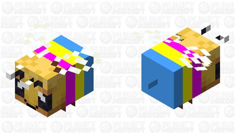 Pan Bee Minecraft Mob Skin