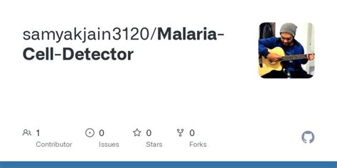 Samyak Jain On Linkedin Github Samyakjain3120malaria Cell Detector