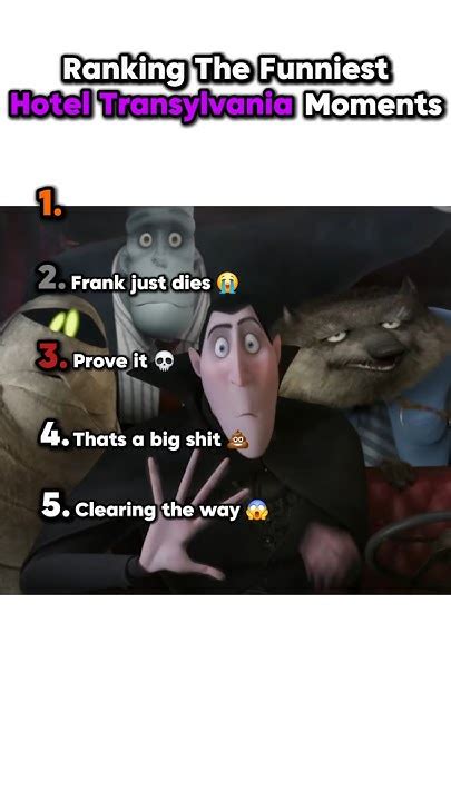 Ranking The Funniest Hotel Transylvania Moments Youtube