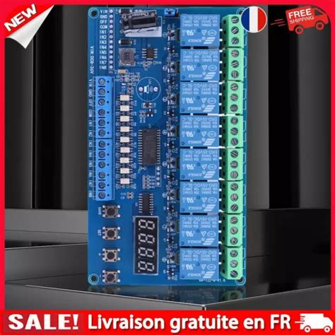 DC 8V 36V RELAY Board With Optocoupler LED Display Relay Controller Convenient EUR 14 51
