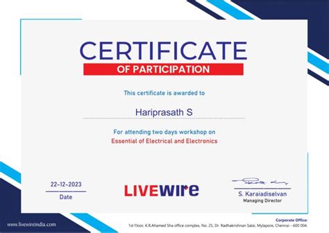 Hariprasath S On Linkedin Electricalengineering Electronics Continuouslearning