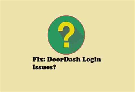 types of doordash login errors and their fixes [simple guide]