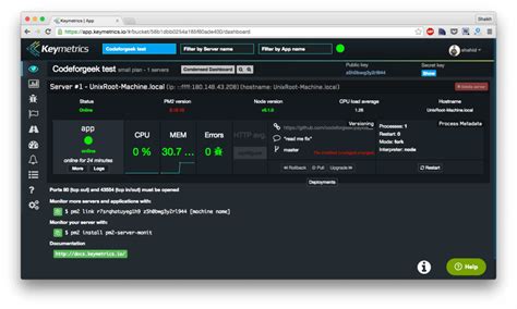 Nodejs Monitoring Using Pm2 Codeforgeek