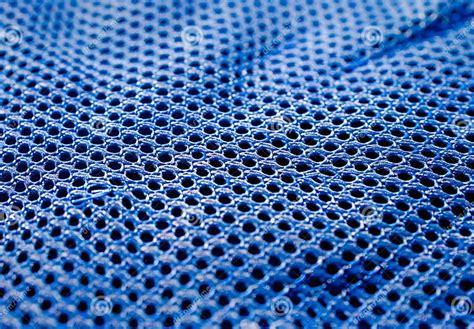 Blue Mesh Fabric Texture Background Closeup Stock Illustration Illustration Of View Mesh