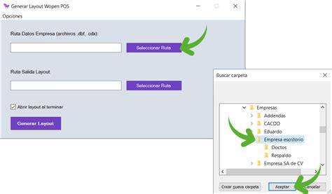 Cómo generar el layout