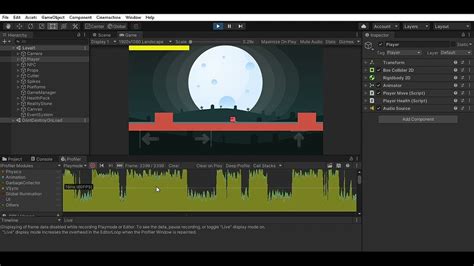 2d Platformer Game Lagging Unity Engine Unity Discussions