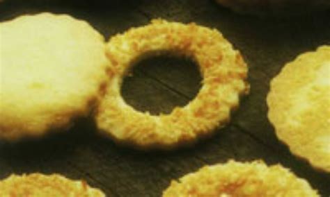 بیسکویت نارگیلی با کرم لیمویی