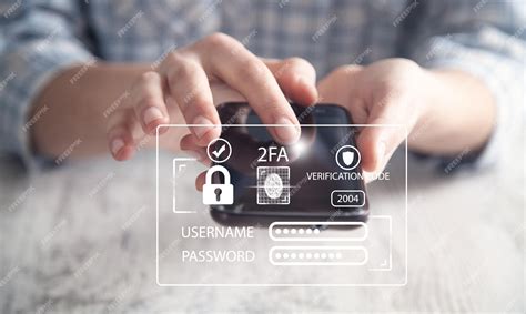 Premium Photo Twofactor Authentication 2fa Security Personal Data Security