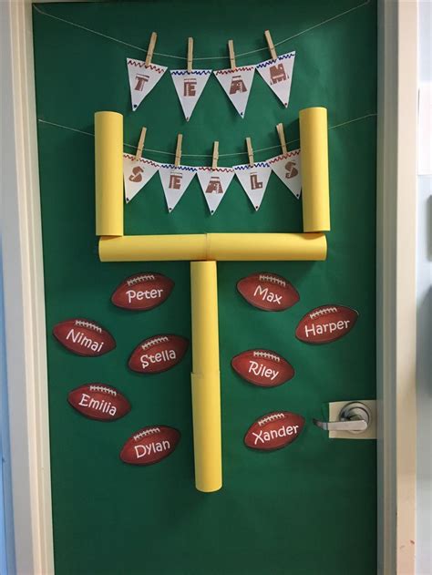 Football Themed Classroom Door Decor Football Themed Door Decorations