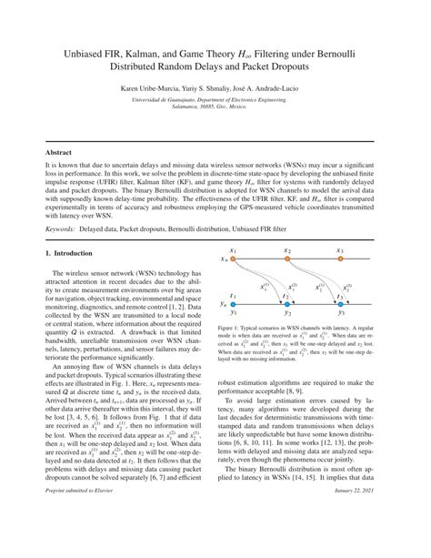 Pdf Unbiased Fir Kalman And Game Theory H ∞ Filtering Under