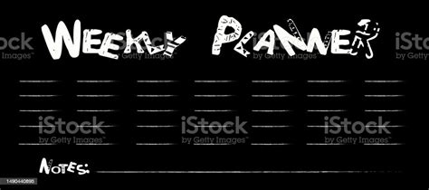 미니멀리스트 스타일의 시간 계획 개념 어두운 배경에 할 일 목록 0명에 대한 스톡 벡터 아트 및 기타 이미지 0명 개성 개념 검은색 Istock