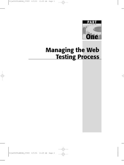 managing the web testing process pdf software testing world wide web