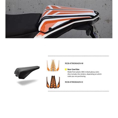 Seat Cowl With Storage Box Compatible With Ktm 390 Adventure 2020 2023