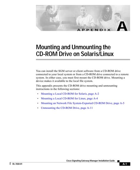 Cd Rom Mounting And Unmounting The Cd Rom Driver On Solaris Linux Pdf