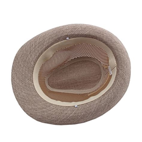 여름 재즈 모자 메쉬 통기성 자외선 차단제 모자 크기 대형 59 60cm라이트 카키