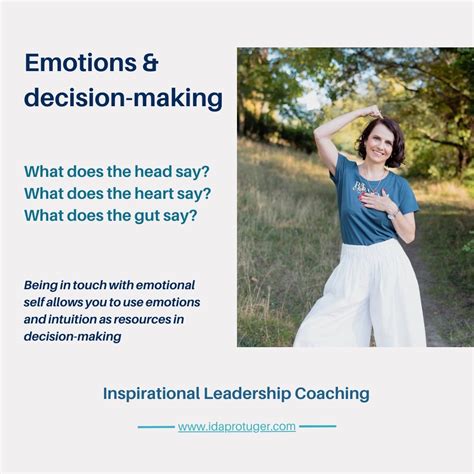 Ida Protuger On Linkedin Emotionalintelligence Decisionmaking Businesscoaching