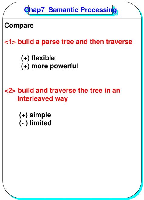 Ppt Chap7 Semantic Processing Powerpoint Presentation Free Download