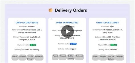 Reactjs Frontendengineering Logisticstech Deliverytracker Uidesign