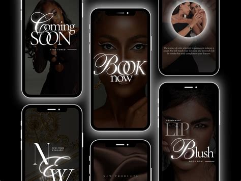 Pmu Instagram Template Microblading Instagram Template Lip Blush Instagram Template