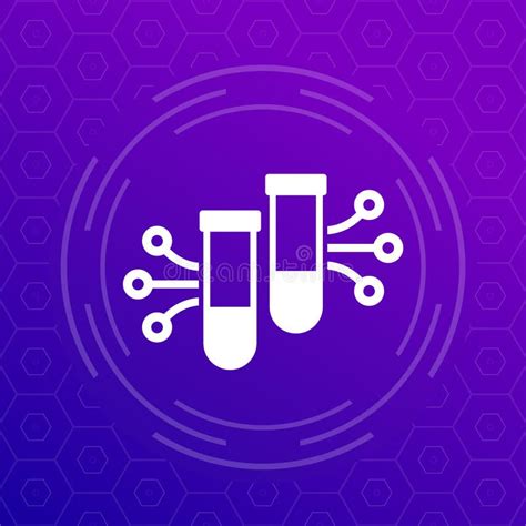 Lab Samples Icon With Test Tubes Vector Stock Vector Illustration Of Hormone Preventive