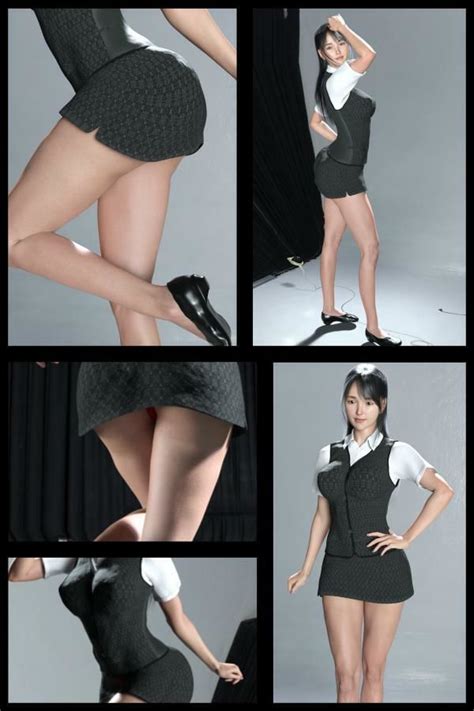 Dars 100】『理想の彼女を3dcgで作ります』から生まれたバーチャルアイドル「里見花奈（さとみはな）」のol写真集 Hana 05】libido Labo 無料エロ漫画・無料エロ